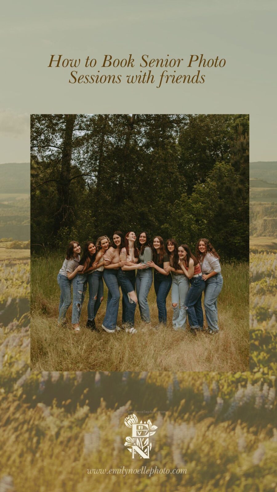 Group Senior Photo Ideas in Oregon - emilynoellephoto.com