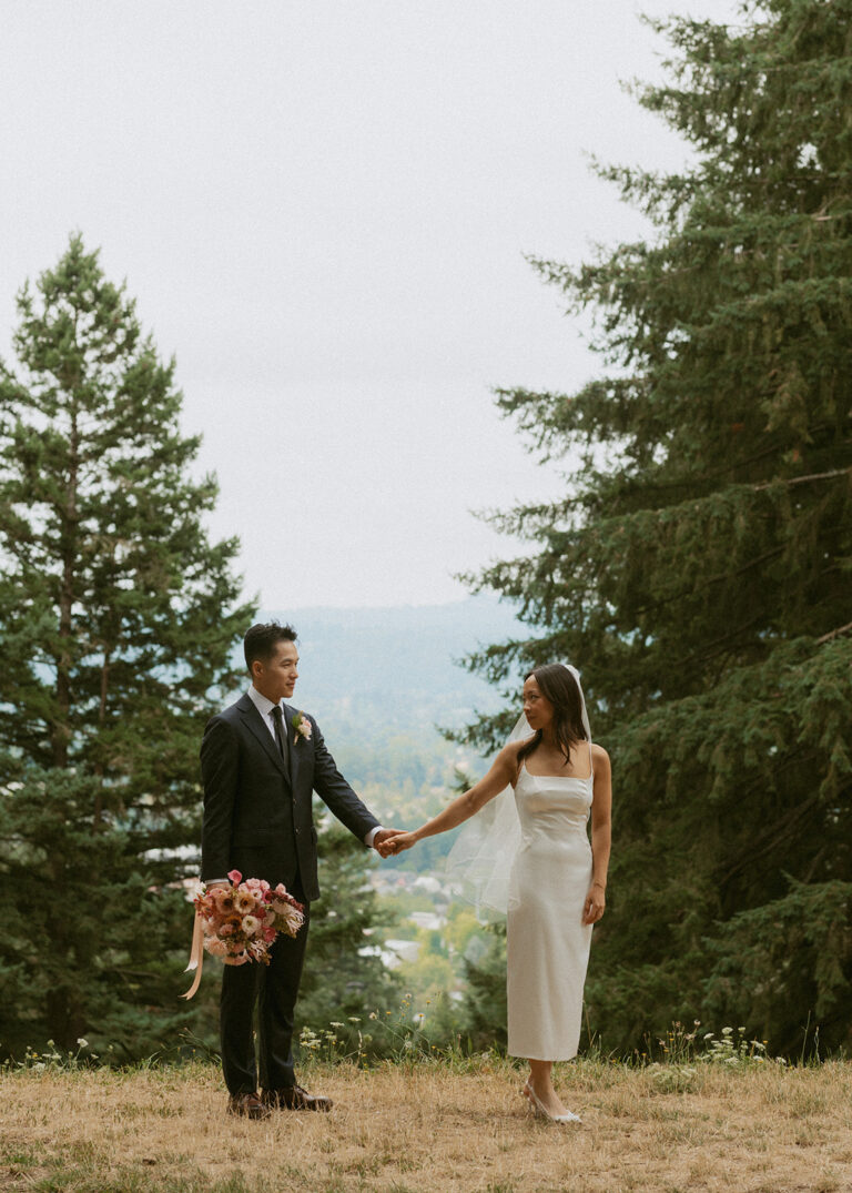 Caitlin & Freddy's Portland Oregon Elopement: A Golden Hour Love Story ...